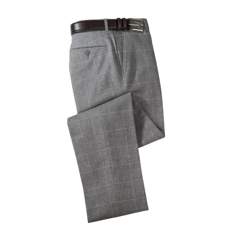Bradley Windowpane Slacks | Bullock & Jones