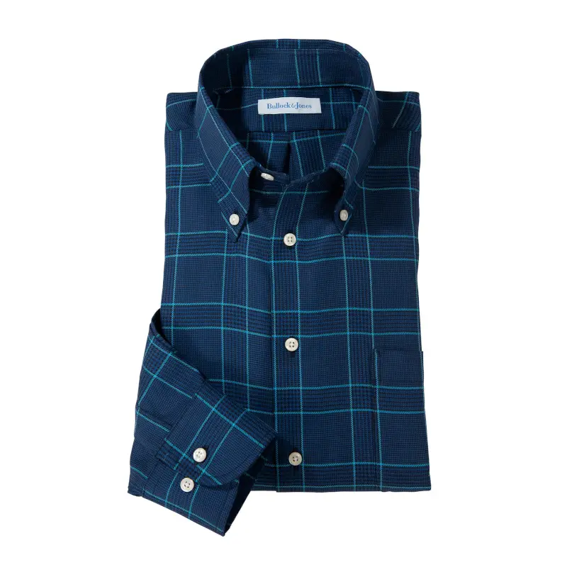 Piedmont Windowpane Shirt | Bullock & Jones